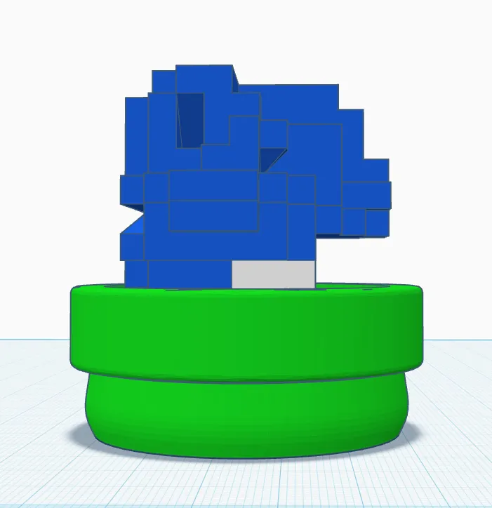 Warp Pipe for 8-Bit Mario pixel 30th anniversary by Ikowa - MakerWorld