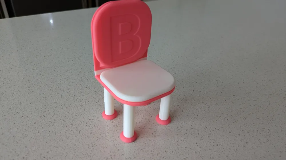 Barbie Chair - Free 3D Print Model - MakerWorld
