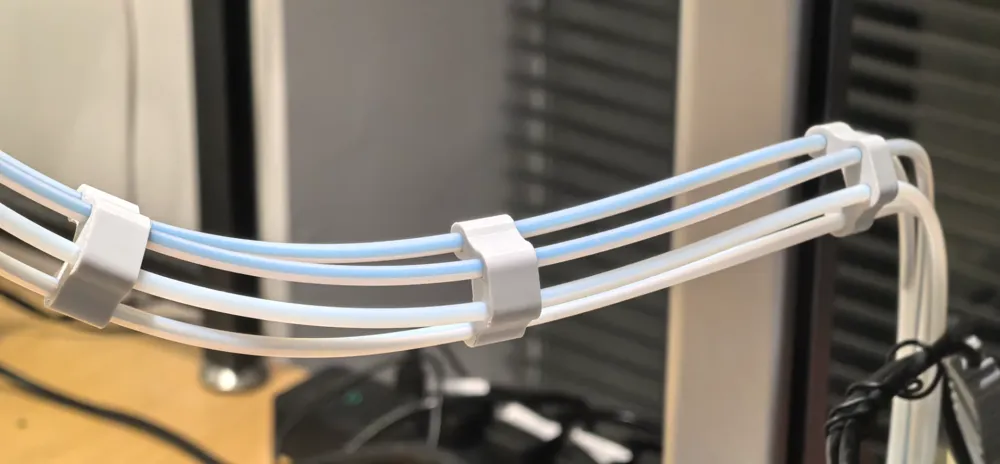 4mm PTFE cable clip by 无聊设计师_阿牛哥 - MakerWorld