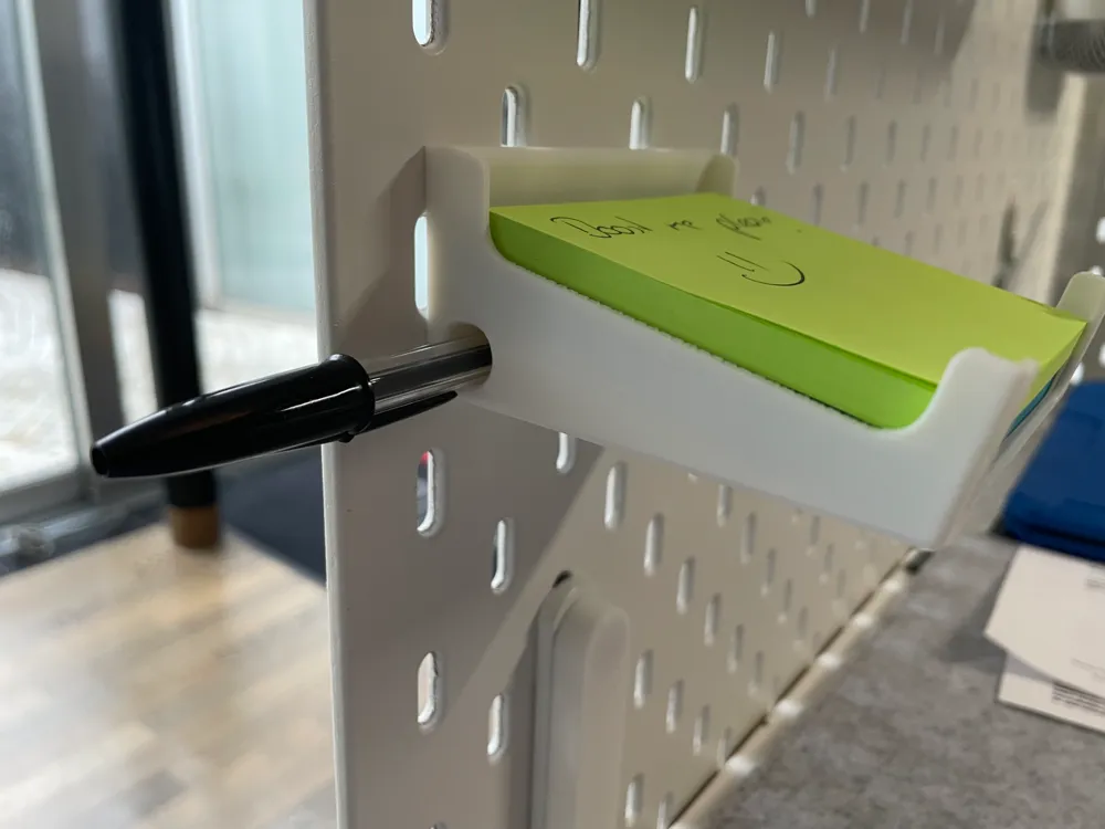 Skadis Post it Halter V2 by Flo - MakerWorld