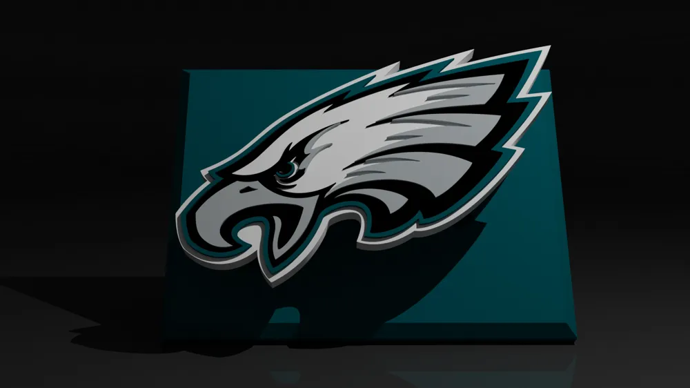 NFL Philadelphia Eagles Floating Logo Sign by HangarDesigns - MakerWorld