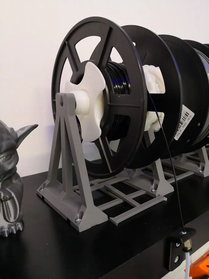 Table Stand for Universal Auto-Rewind Spool Holder by mathieu - MakerWorld