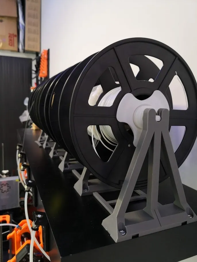 Table Stand for Universal Auto-Rewind Spool Holder by mathieu - MakerWorld