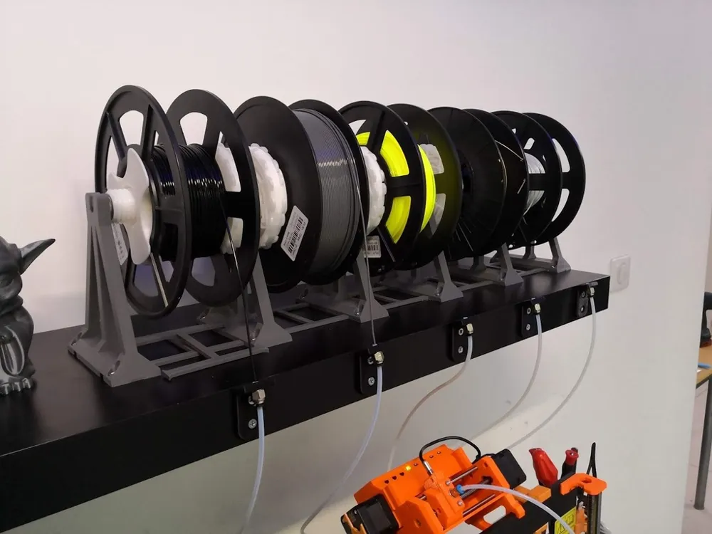 Table Stand for Universal Auto-Rewind Spool Holder by mathieu - MakerWorld