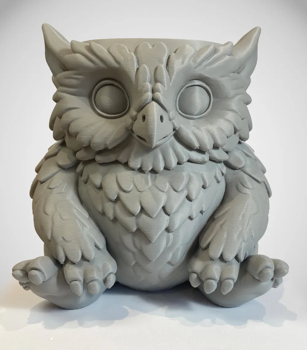 Chibi Owlbear Desk Container & Planter by Taylor MakerWorld: Download ...