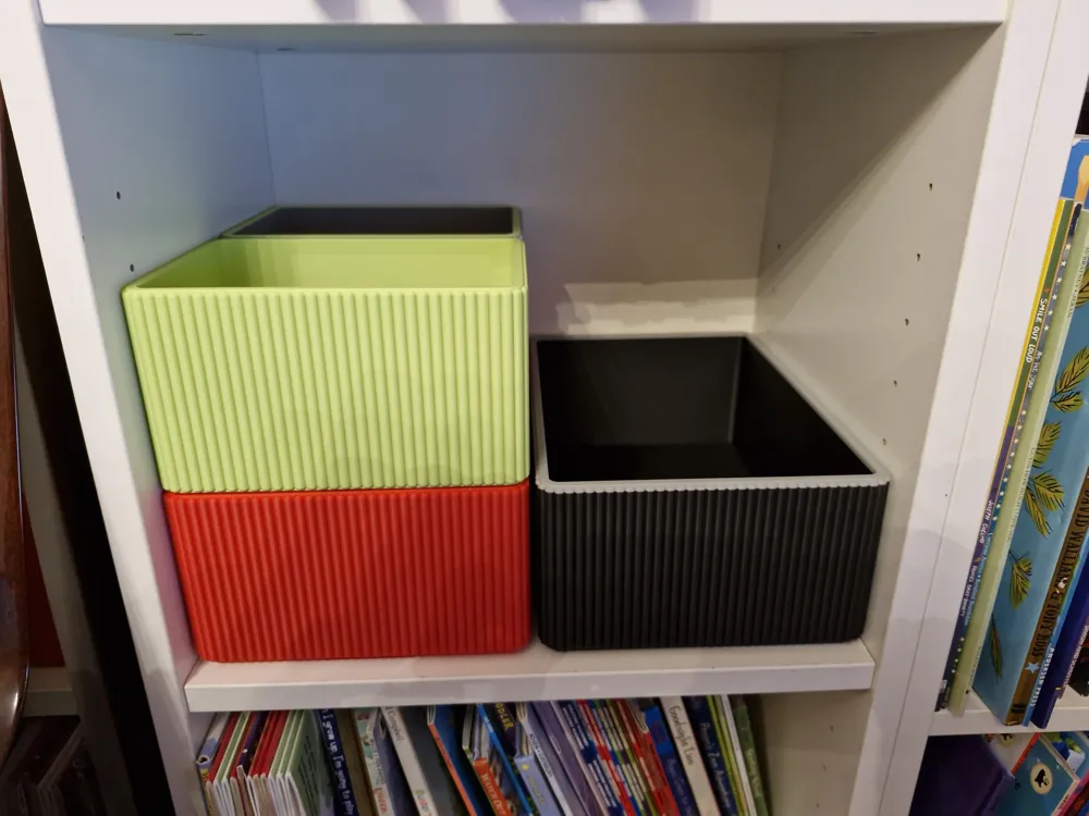 Stackable Storage Boxes (Fit Ikea Billy Bookcase) by antsals MakerWorld ...