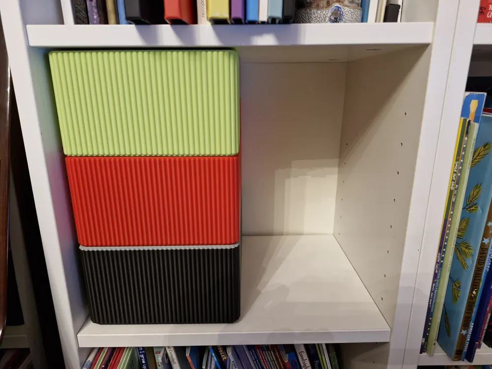 Stackable Storage Boxes (Fit Ikea Billy Bookcase) by antsals MakerWorld ...