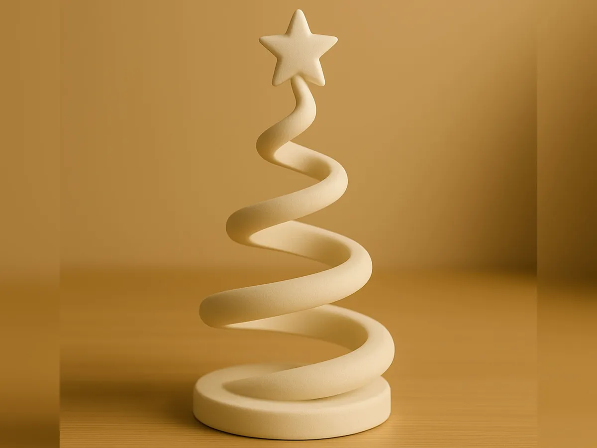 Spiral Christmas Tree — Holiday Decoration - Free 3D Print Model ...