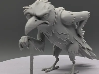 Old Crow - Free 3D Print Model - MakerWorld