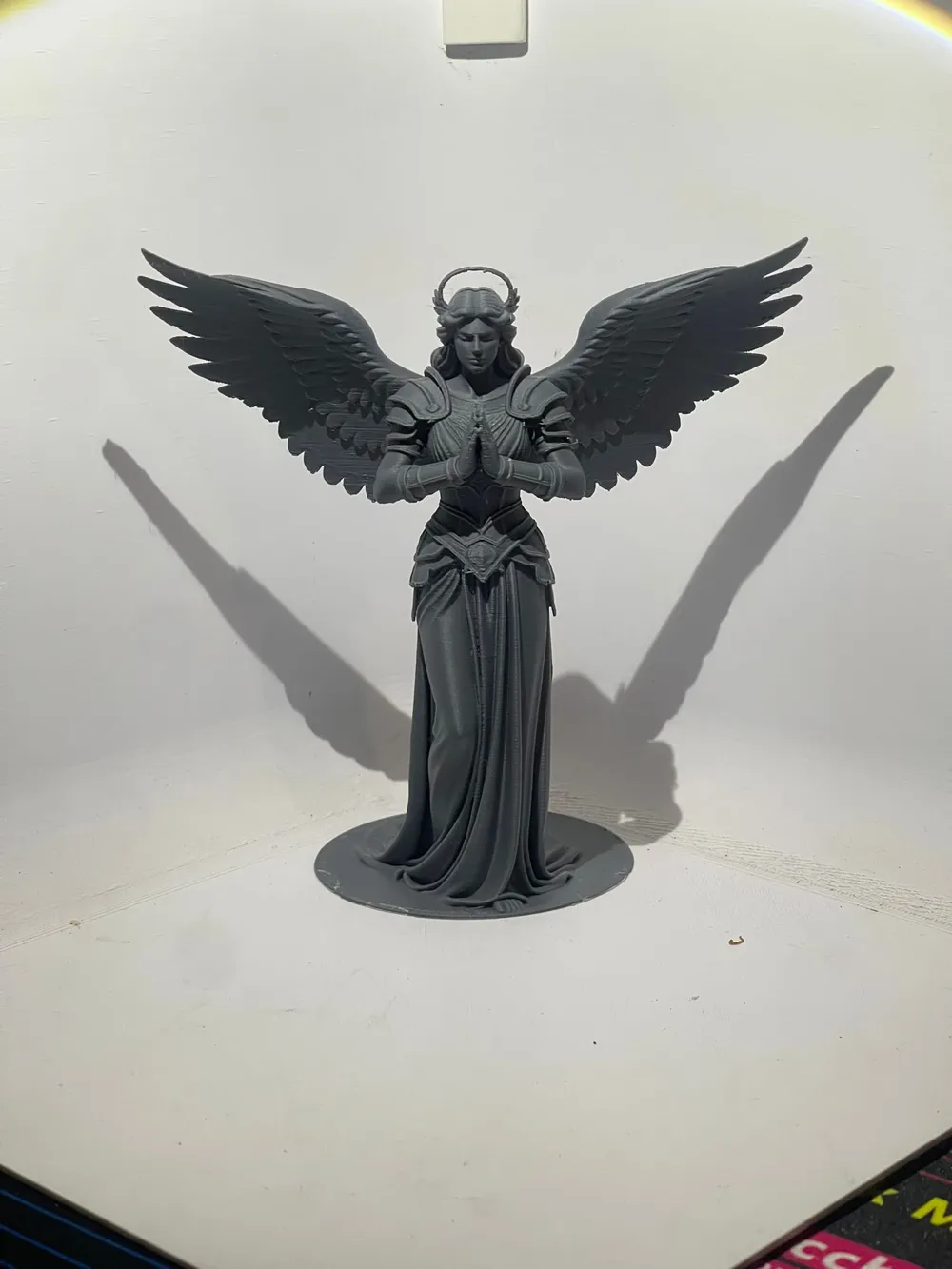 Guardian Angel – Decorative Statue with Open Wings - Free 3D Print ...