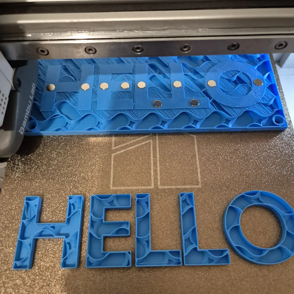 Módulo para BusyBoard Letras Magnéticas - Modelo de impresión 3D ...