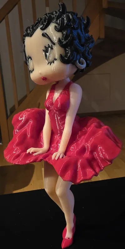Betty Boop red Dress by Maxx MakerWorld: Download Free 3D Models