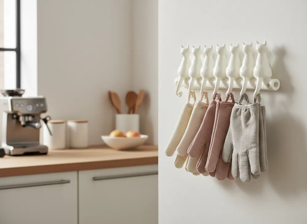 Cat Tail Hook Rack - Wall Organizer - Free 3D Print Model - MakerWorld