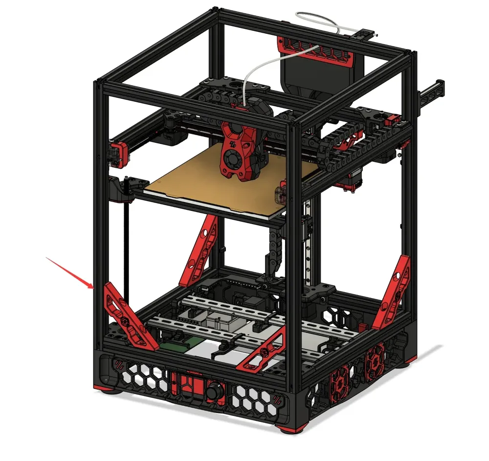 Voron 2020 aluminum extrusion stabilization corner brackets, structural ...
