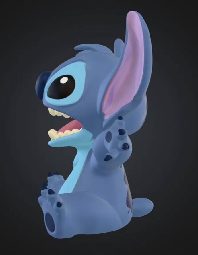 Stitch (Lilo & Stitch) - Free 3D Print Model - MakerWorld