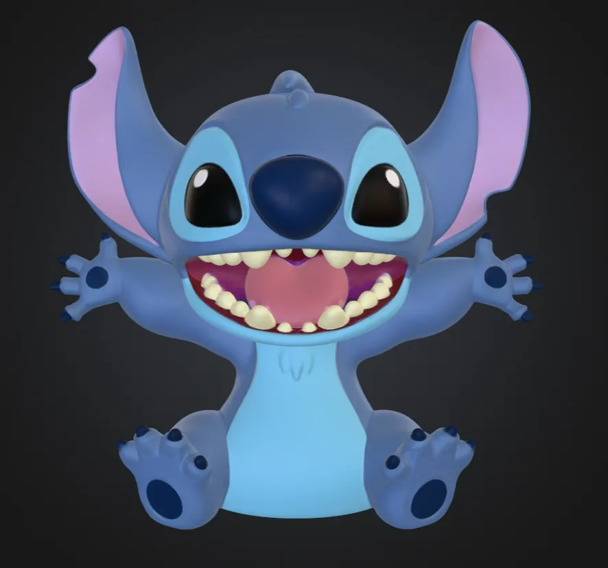 Stitch (Lilo & Stitch) - Free 3D Print Model - MakerWorld