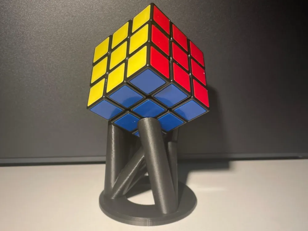 Rubiks Cube Stand Organic by 3ddiydesigns - MakerWorld