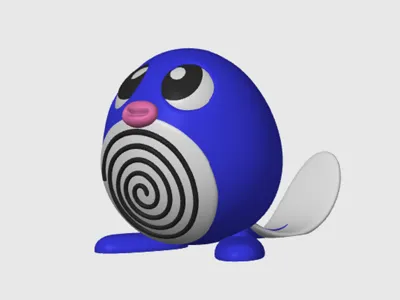 Poliwag multicolor by entroisdimensions_figurine MakerWorld: Download ...