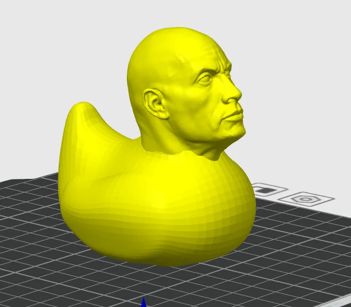 The Rubber Rock Duck - Dwayne the duck Johnson by Blobi - MakerWorld