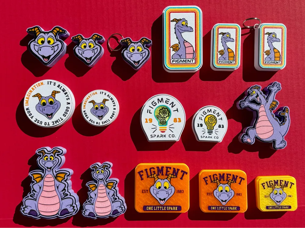 Figment Keyboard Fidget Clicker by Jedi_Mickey MakerWorld: Download ...