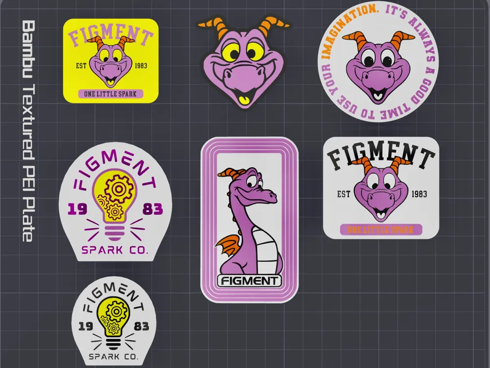 Figment Keyboard Fidget Clicker by Jedi_Mickey MakerWorld: Download ...