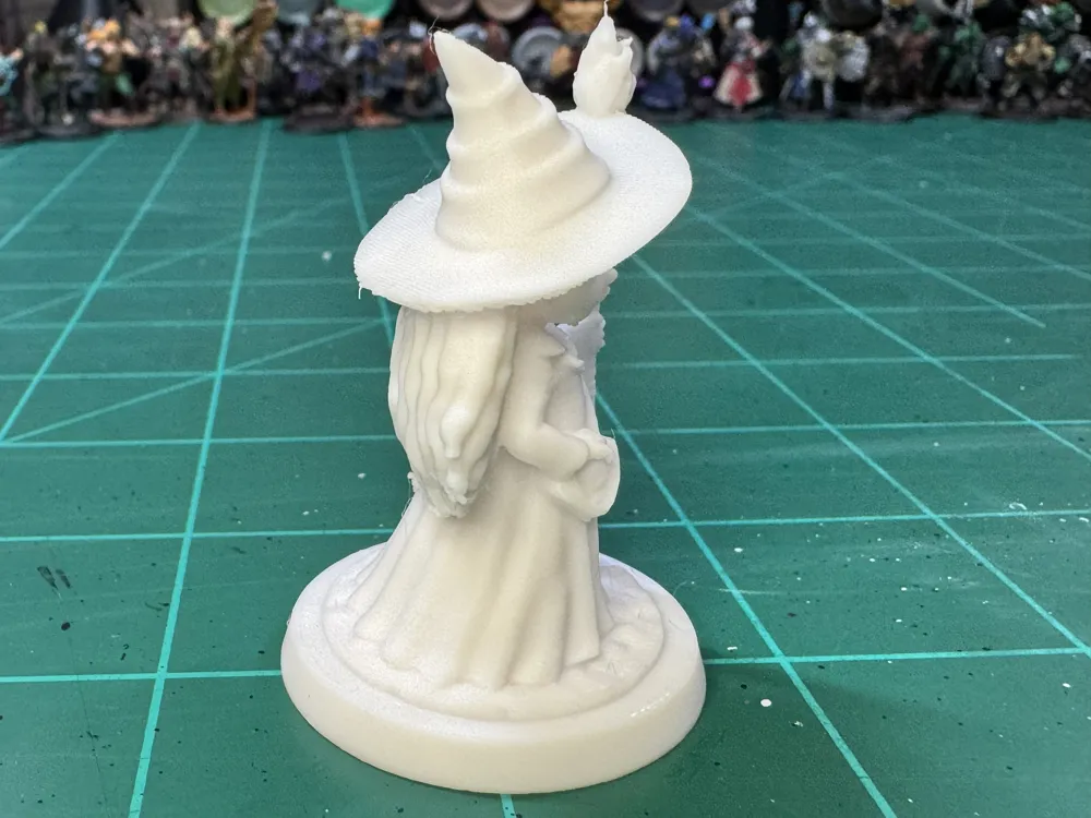 Bruxa má Chibi: DnD D&D Miniatura Pathfinder - Modelo gratuito para ...