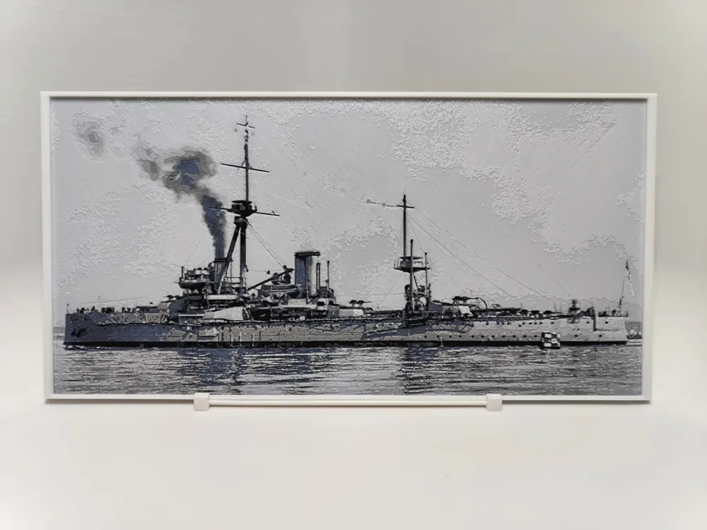 HMS Dreadnought - Hueforge by BeaN - MakerWorld