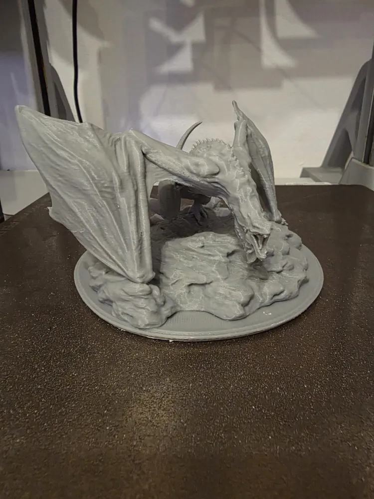 Vhagar el Dragón Anciano – Reina de Todos los Dragones - Modelo de ...
