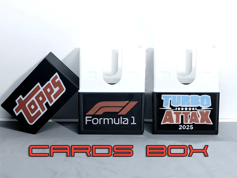 Inspired by Topps F1 Turbo Attax Cards Deck Box - Free 3D Print Model ...