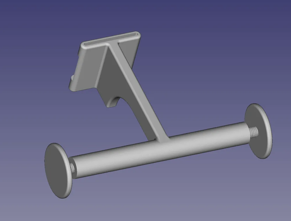 Spool holder for Uline cleats by PolymerPeculiarities - MakerWorld