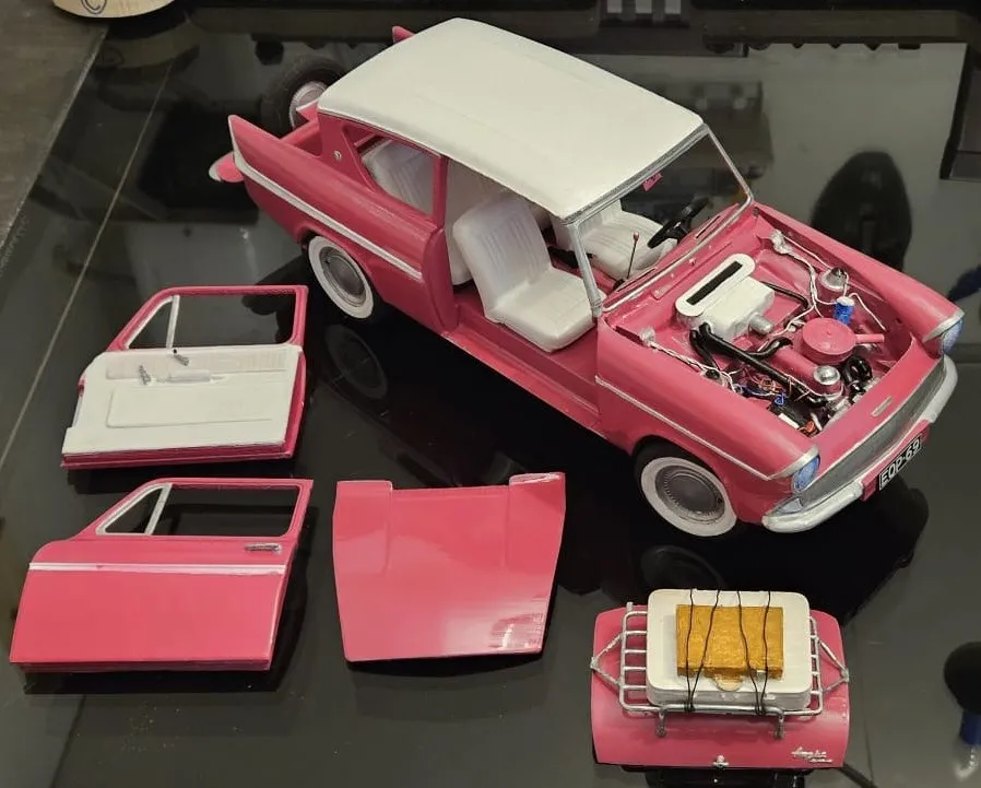Ford Anglia 106e 1962 Deluxe Sportsman - Free 3D Print Model - MakerWorld