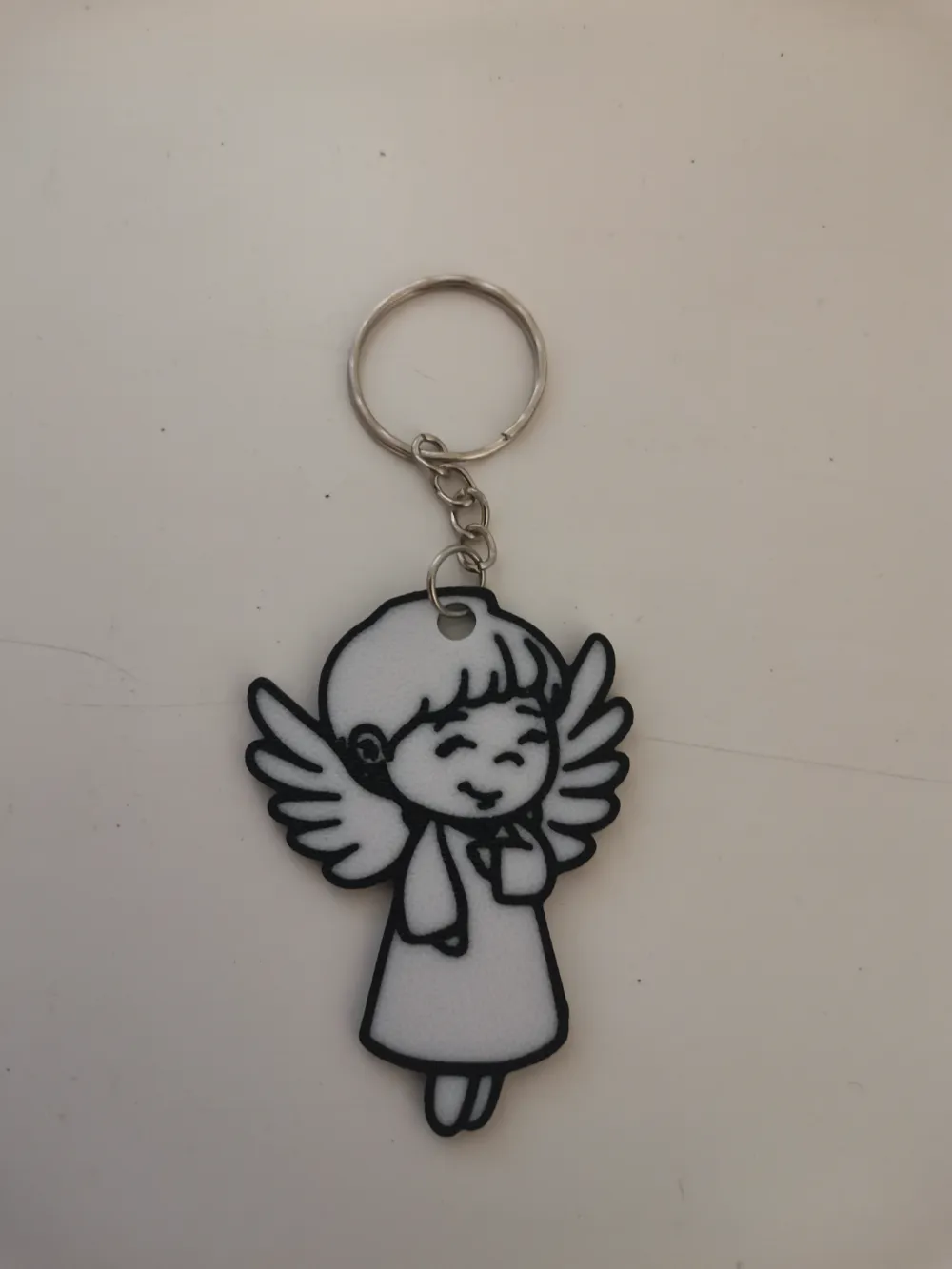 Cute angel multicolor keychain by BT3D printing - MakerWorld