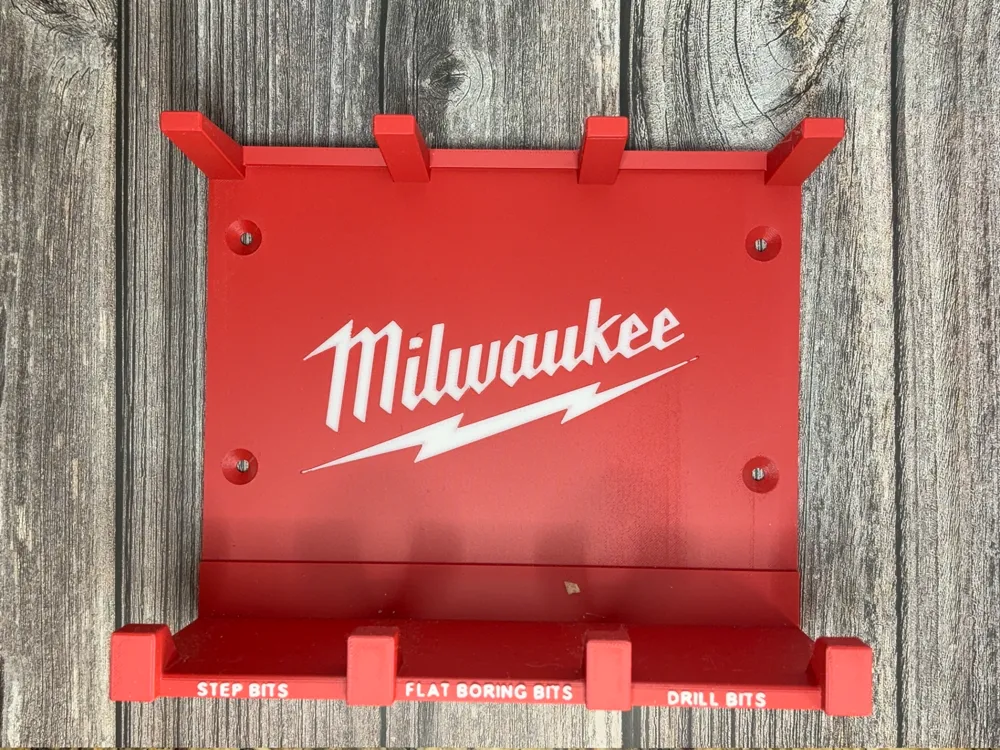 Milwaukee Packout Bit Case Wall Storage - Free 3D Print Model - MakerWorld