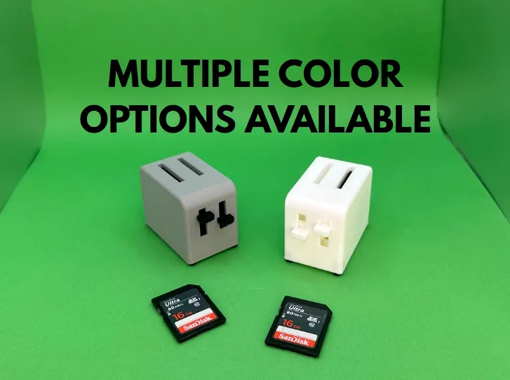 SD Card Toaster Organizer (Print in Place!) - Free 3D Print Model ...