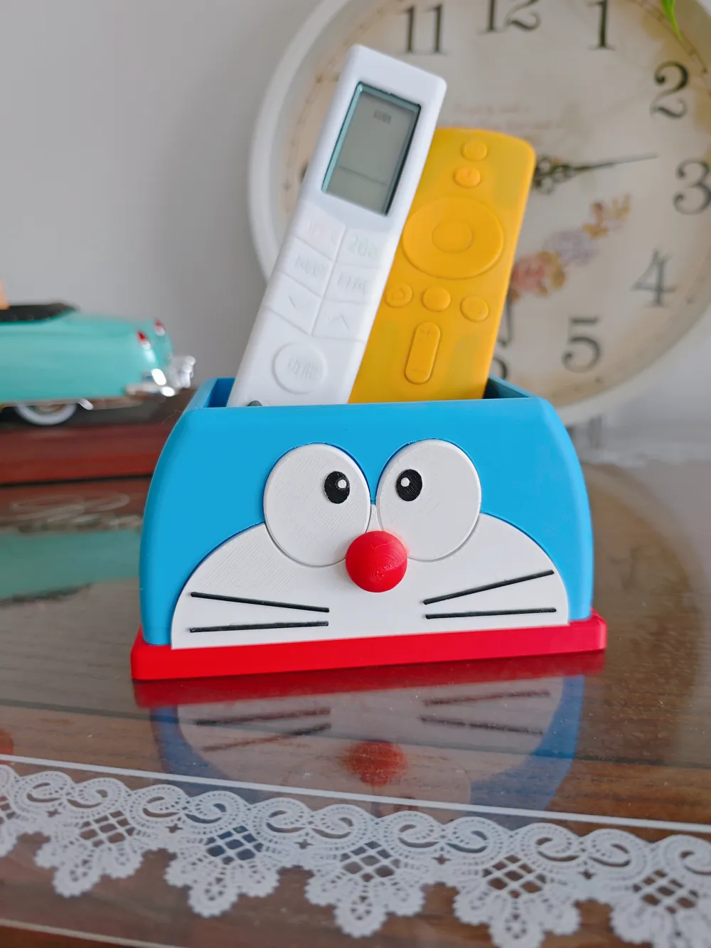 Cartoon Storage Box Remote Control Storage Box Doraemon Storage ...