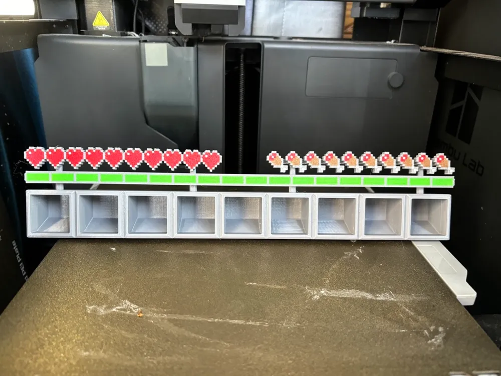 Minecraft Inventory status bar by Li n IT MakerWorld: Download Free 3D ...