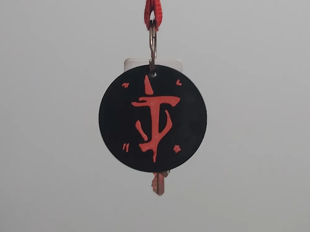 Mark of the DOOM Slayer Keychain by sewer - MakerWorld