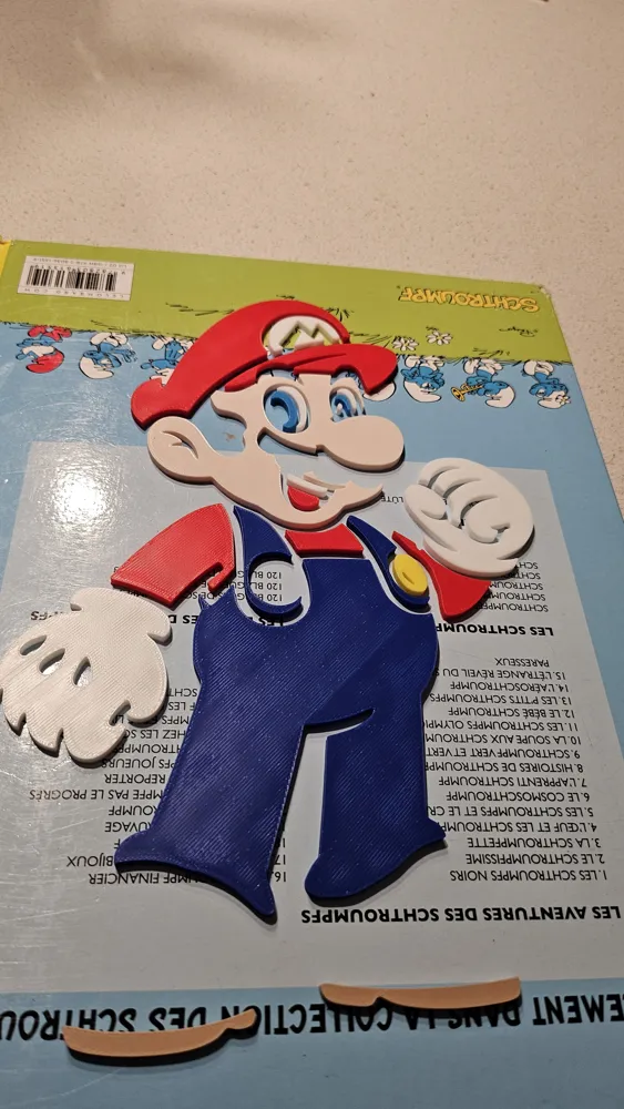 Multipart Super Mario Puzzle / Wall art Cutout - Free 3D Print Model ...