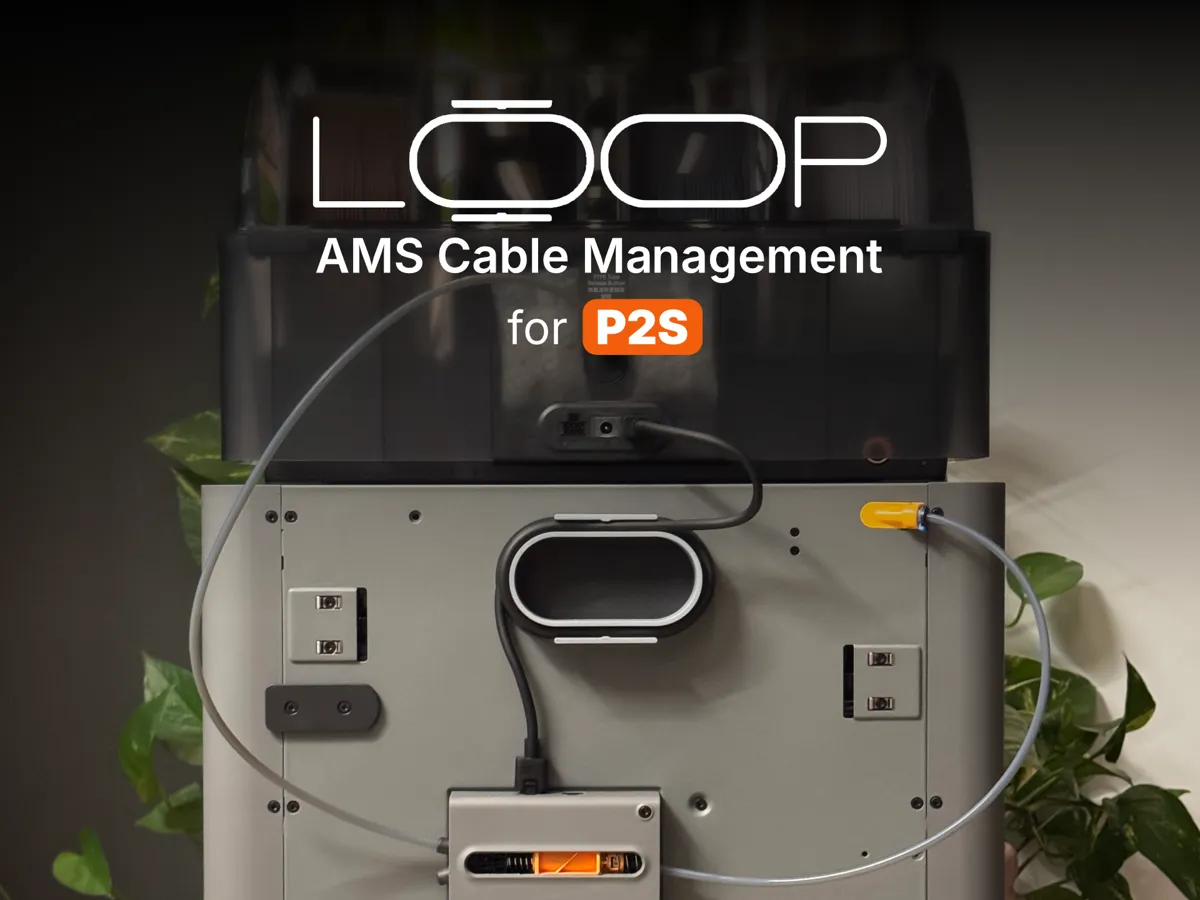 Loop AMS Cable Management for P2S by flaff MakerWorld: Download Free 3D ...