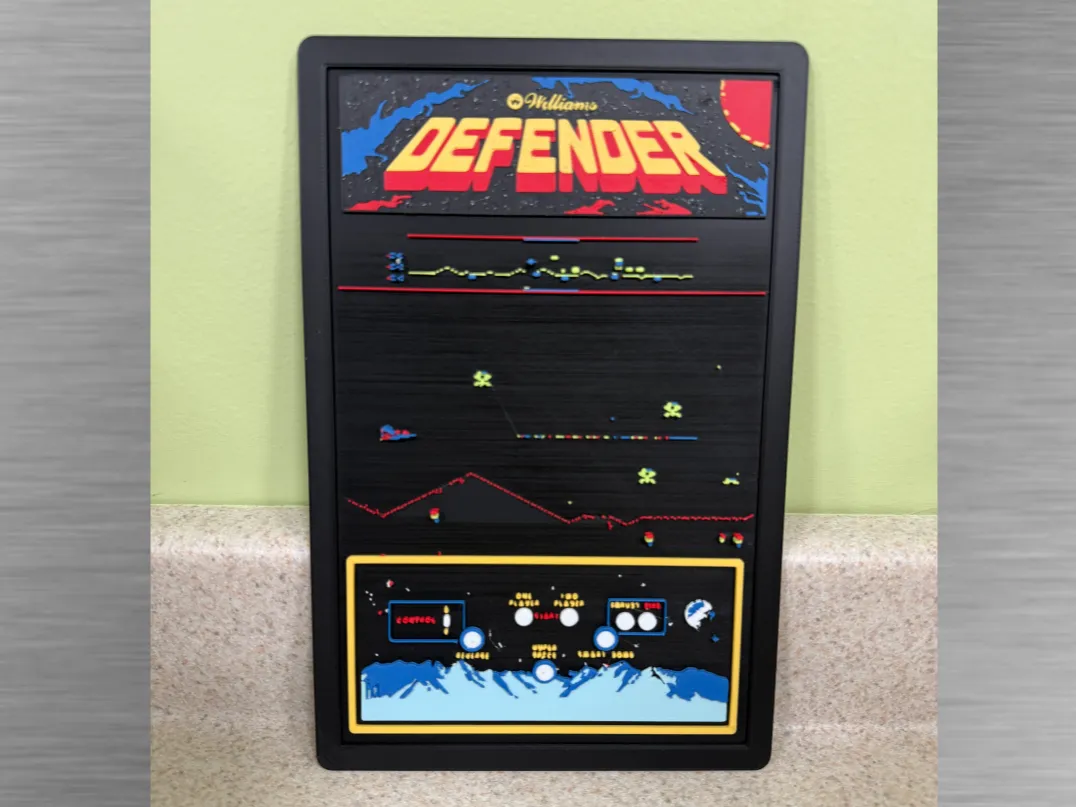Defender Arcade Game space 140x121 by Ingenium MakerWorld: Download ...
