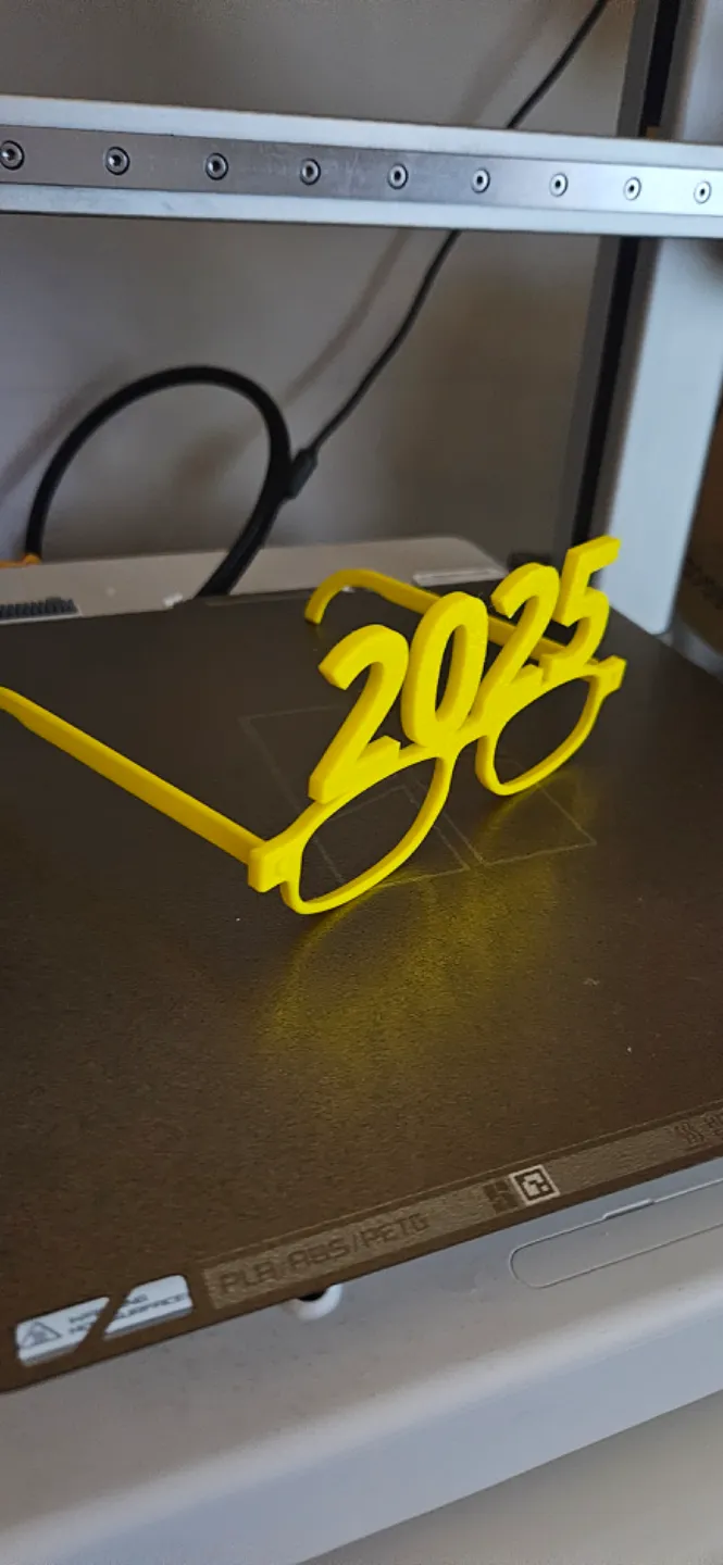 Simple new years eve 2025 glasses. fast print Remixed by Simple£D ...