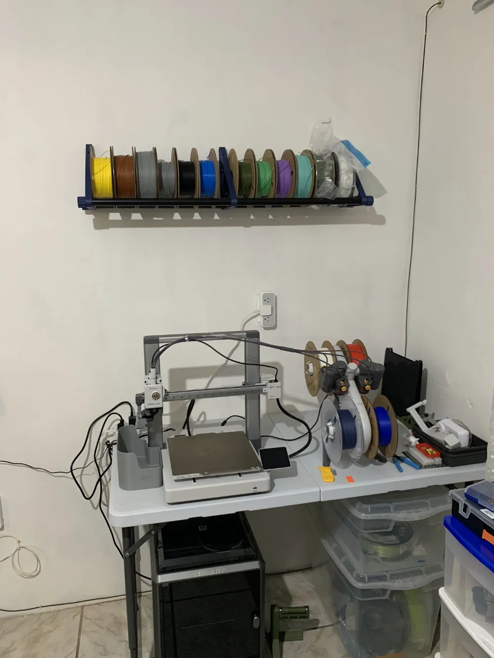 Spool Rack for 1 Inch Tube by MojoDojo MakerWorld: Download Free 3D Models