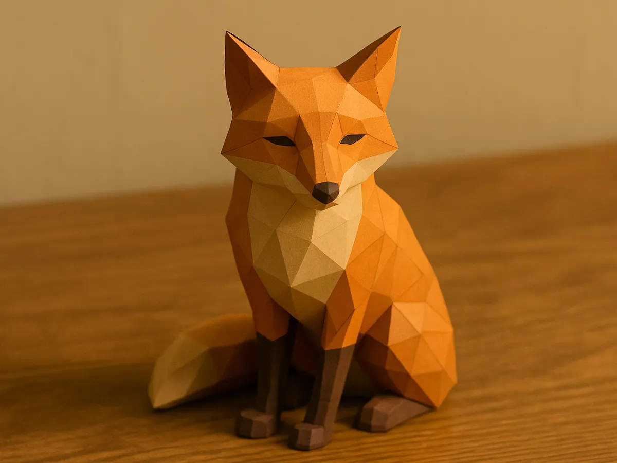 Low-Poly Fox - Free 3D Print Model - MakerWorld