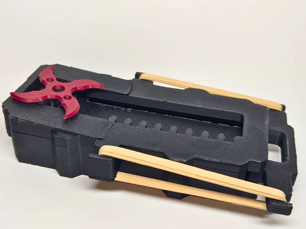 Shuriken Launcher - Free 3D Print Model - MakerWorld