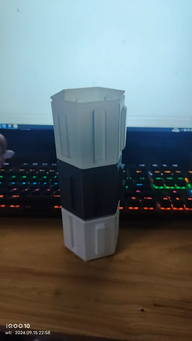 Hexagonal Stackable Storage Module, Modular, Infinite Stacking, Vase ...