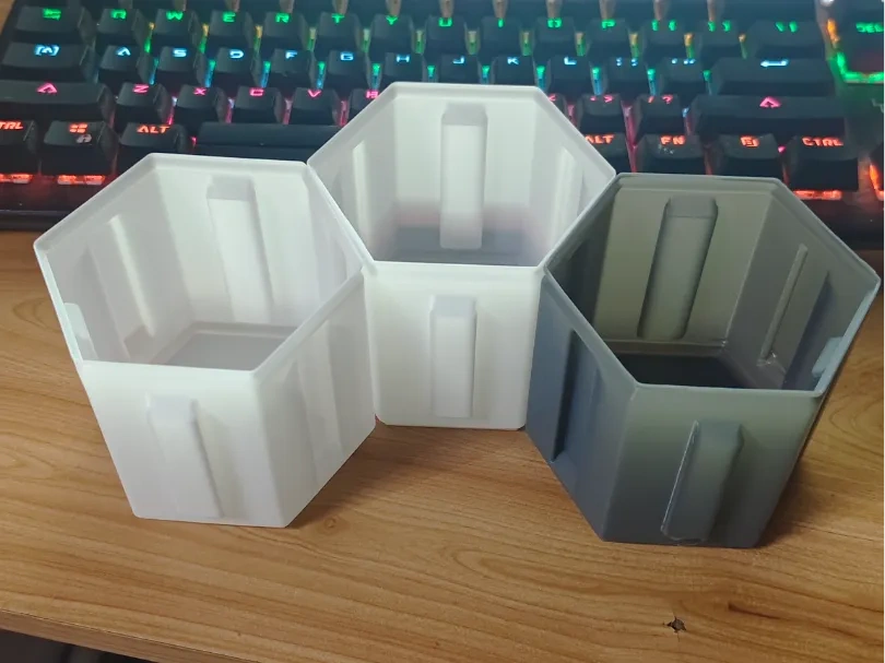 Hexagonal Stackable Storage Module, Modular, Infinite Stacking, Vase ...