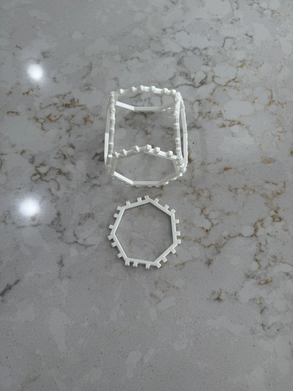 Geometric Building Set - Snap-Together Septagons by Yoans - MakerWorld