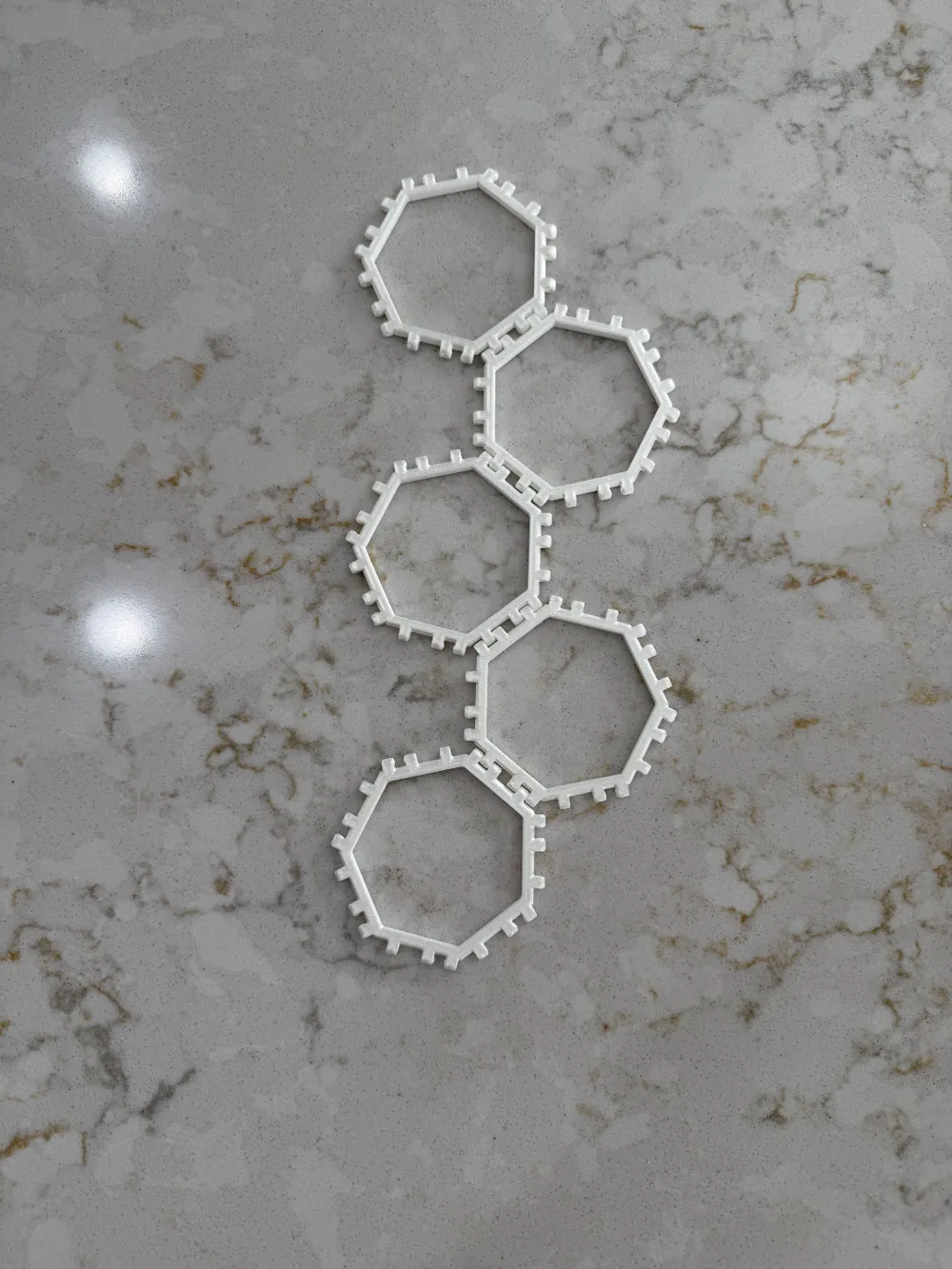 Geometric Building Set - Snap-Together Septagons by Yoans - MakerWorld