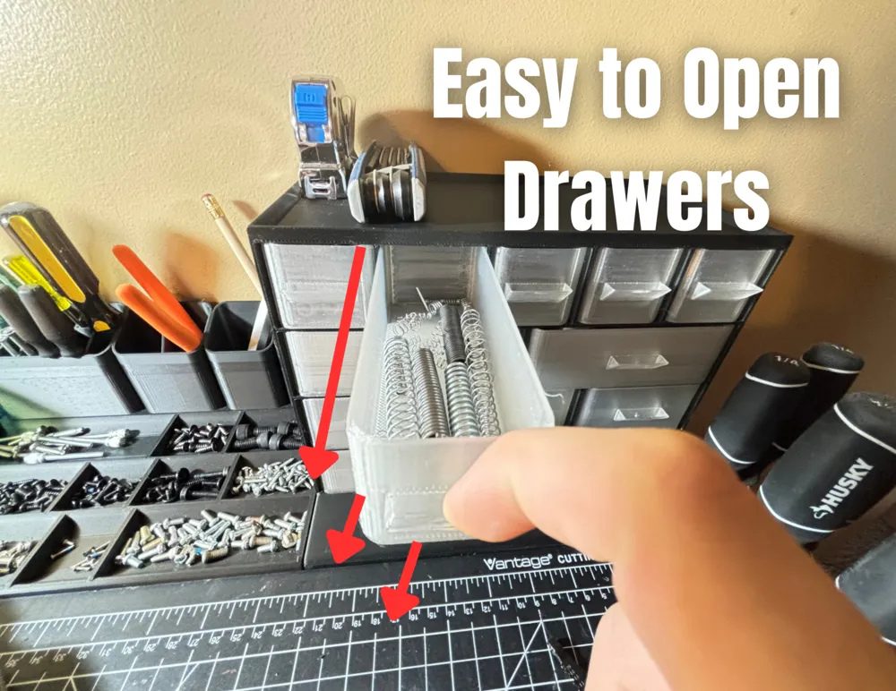 Tool & Tech Modular Organizer - Free 3D Print Model - MakerWorld