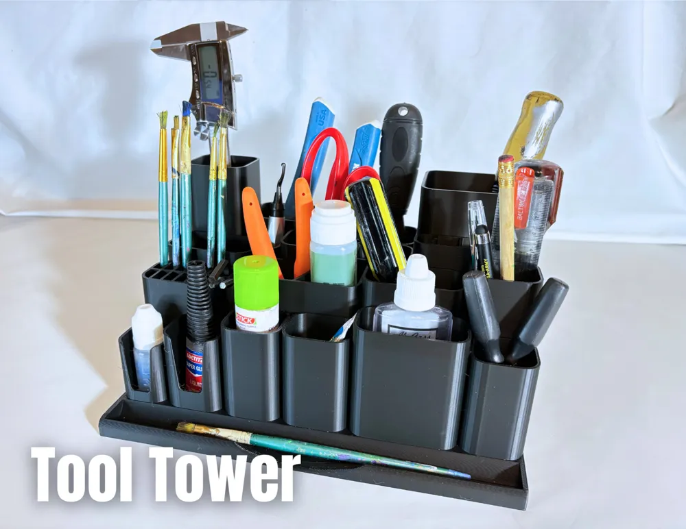 Tool & Tech Modular Organizer - Free 3D Print Model - MakerWorld